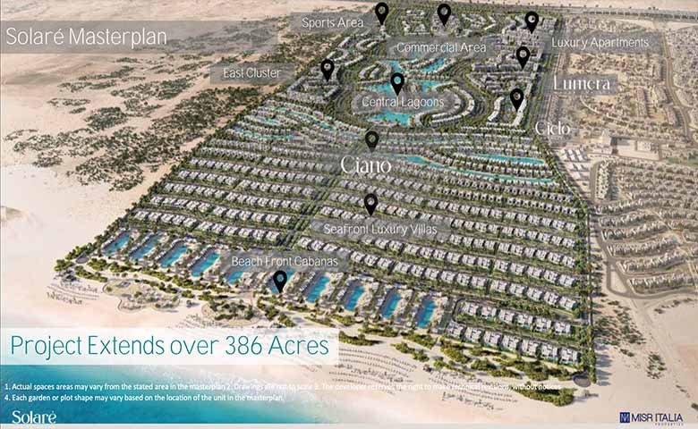 قرية سولاري رأس الحكمة الساحل الشمالي - Resort Solare Ras El Hekma ...